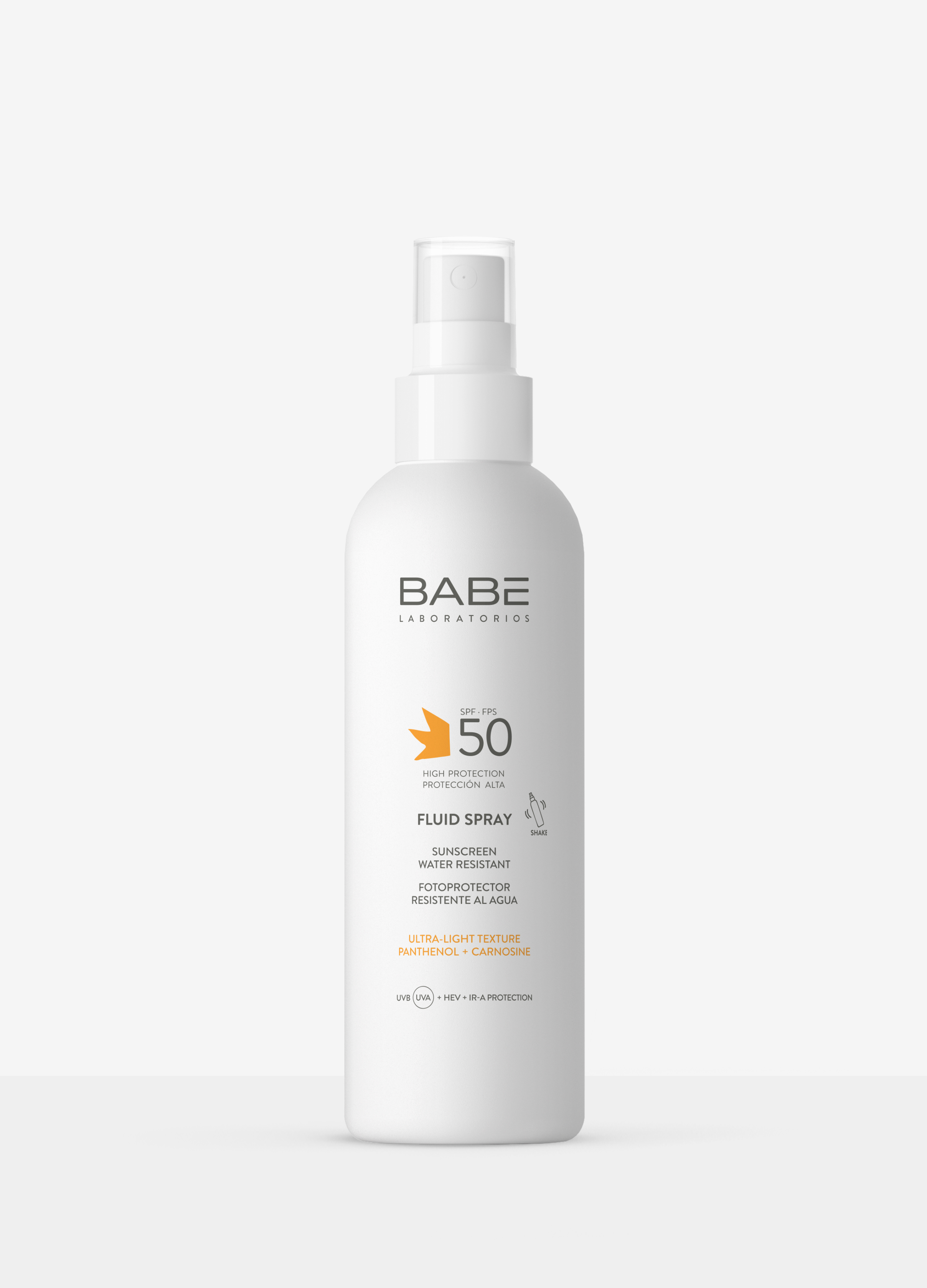 Fluid Spray SPF 50 - Laboratorios BABÉ | La Fórmula del Cuidado